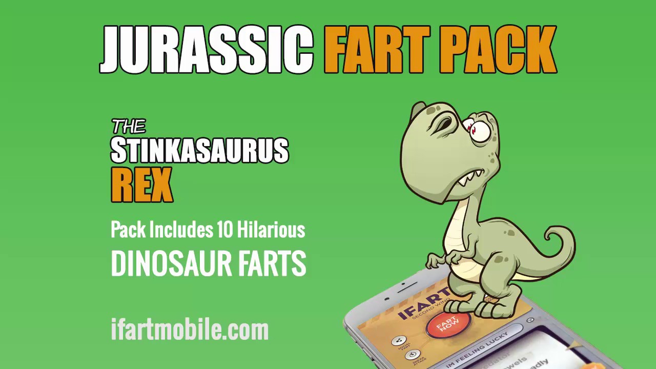 Dinosaur Fart Sounds - Stinkasaurus Rex - YouTube