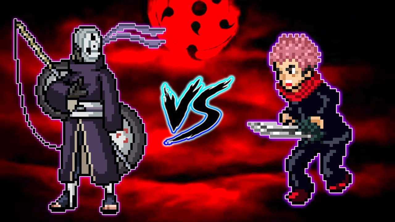 🤯UCHIHA OBITO OP V.4 VS YUJI ITADORI RN V.1 IN JUMP FORCE MUGEN - YouTube