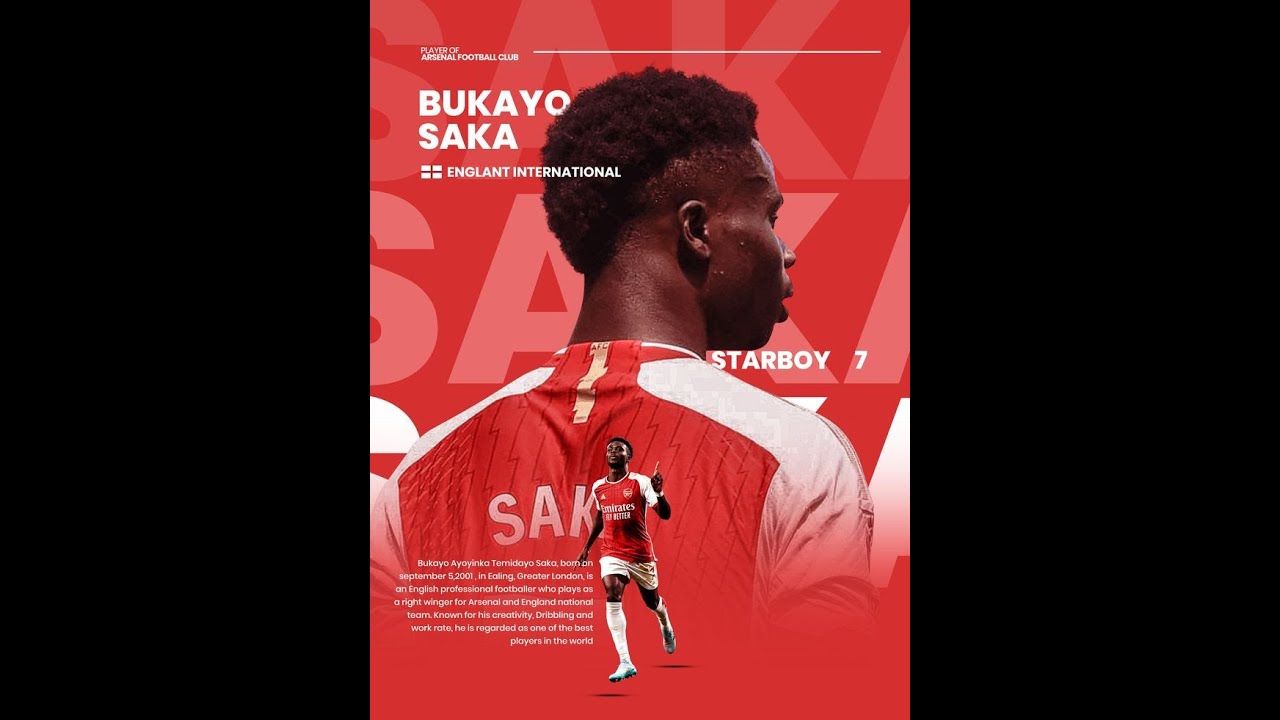 Bukayo Saka e a magia que carrega nos pés. - YouTube