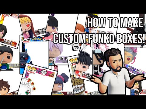 How to make CUSTOM Funko boxes! - YouTube