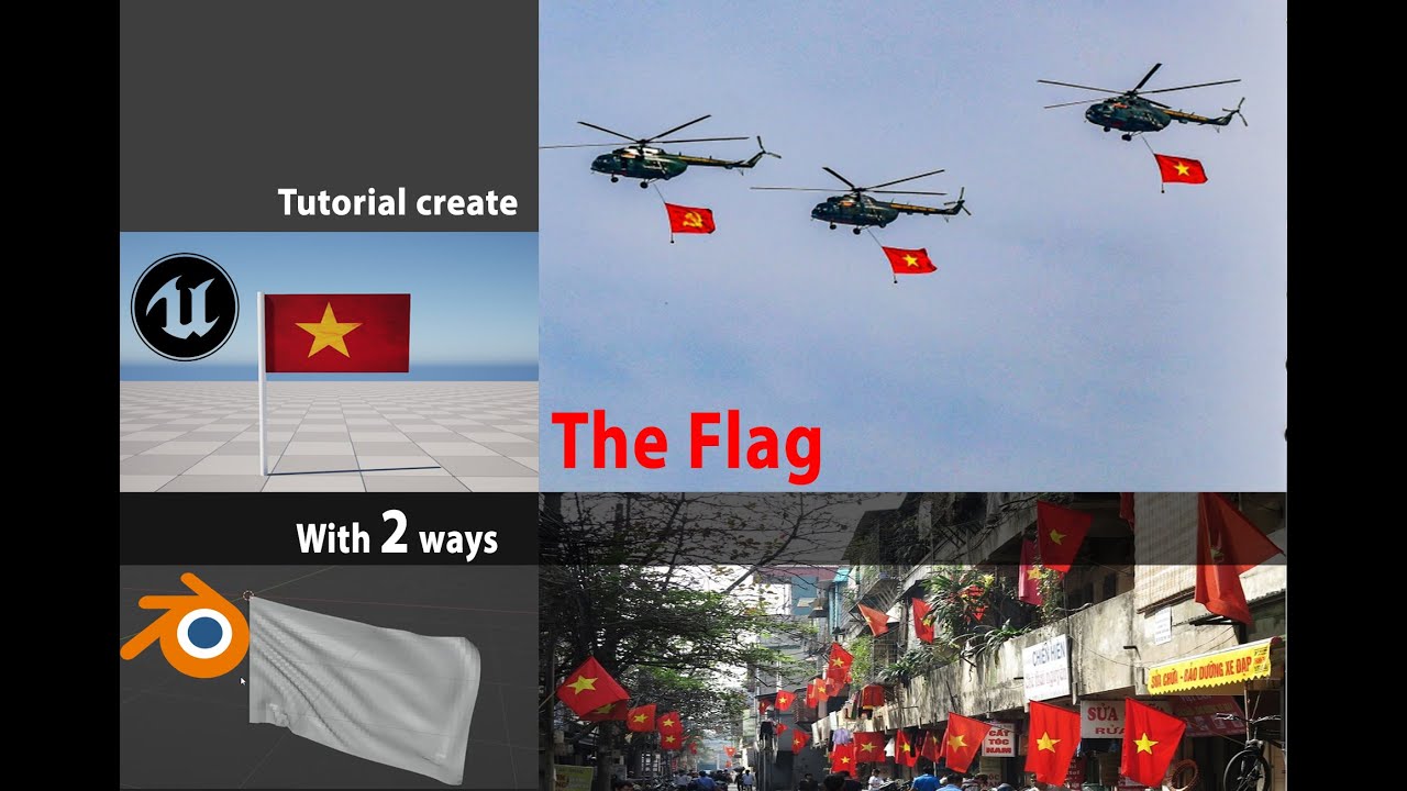 Create the Flag with 2 ways - YouTube