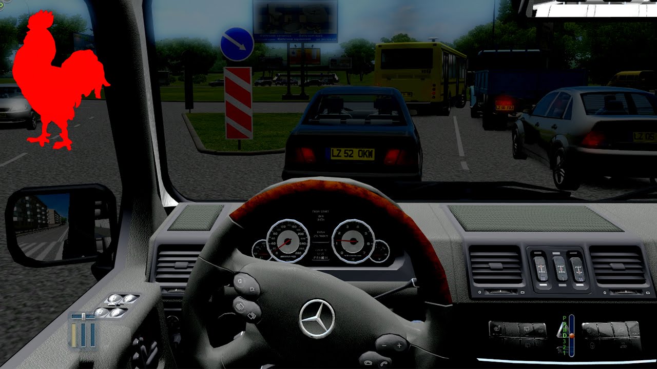 City Car Driving 1.4.1 - Mercedes Benz G55 AMG + (Download link!) - YouTube
