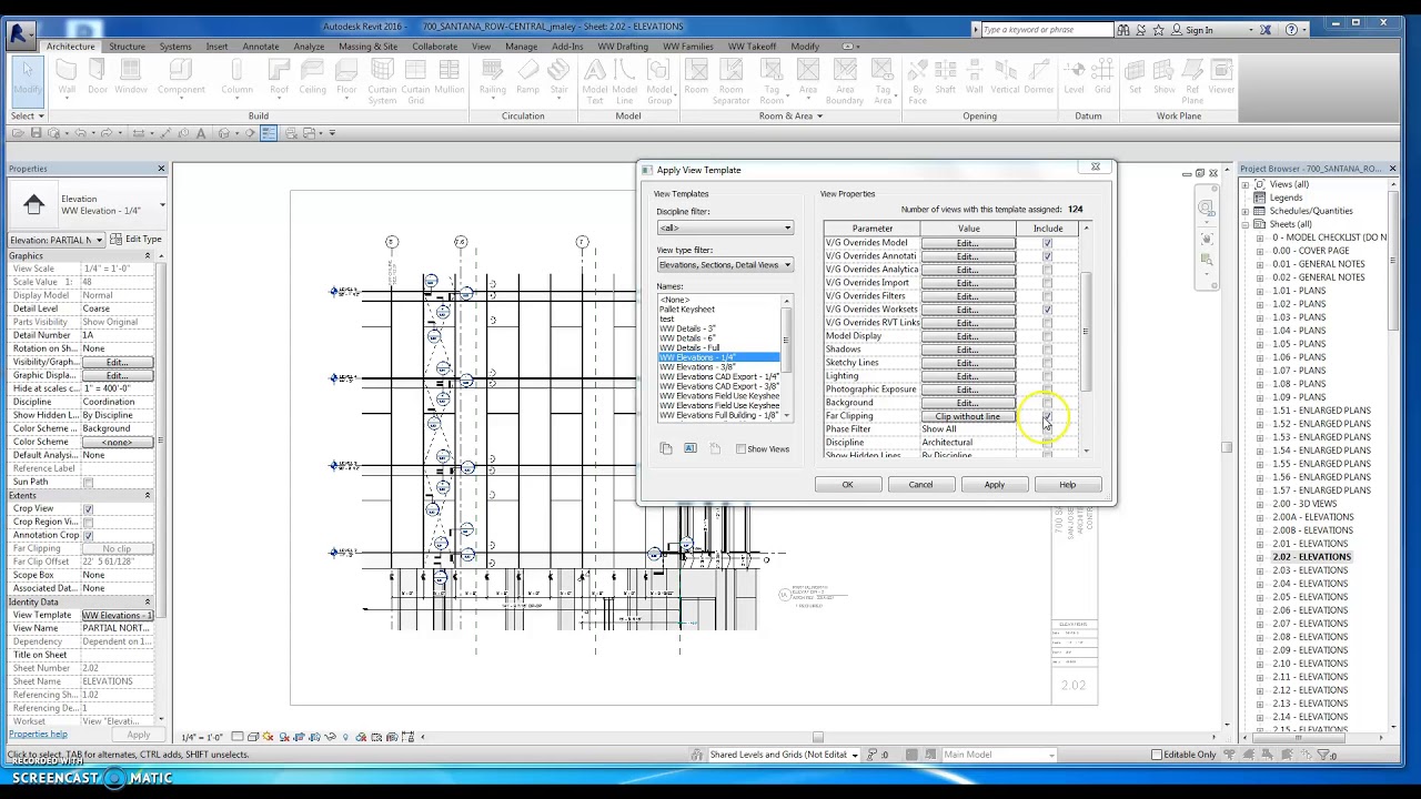 REVIT - Adjust far clip for view templates - YouTube