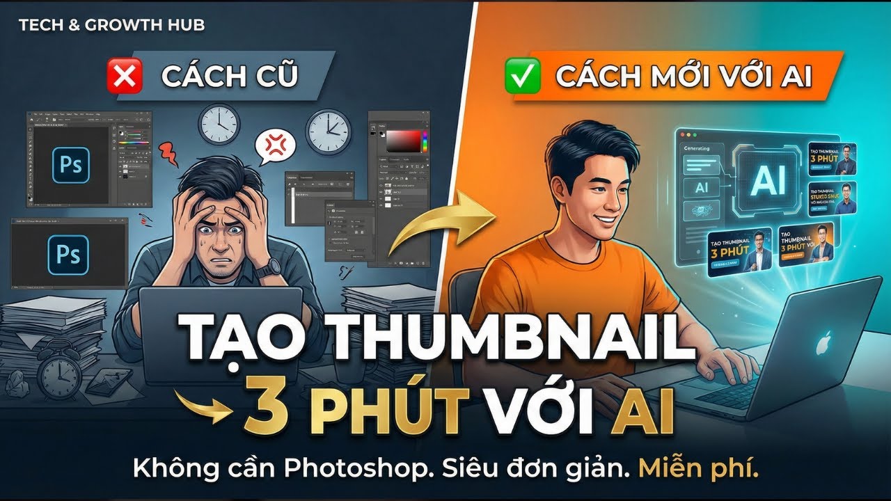 Chia sẻ cách tạo ảnh bìa, thumbnail nhanh gọn bằng AI – Ai cũng làm ...
