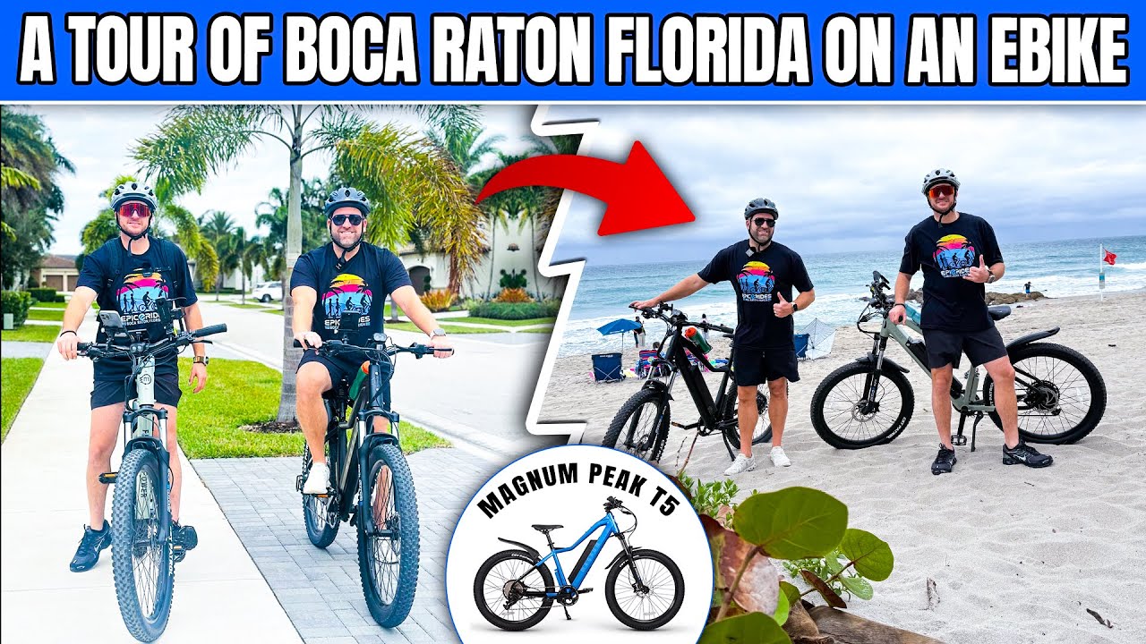 A TOUR OF BOCA RATON FLORIDA ON EBIKES - YouTube