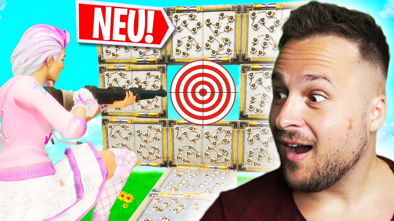 1 VS 1 TRICKSHOT DEATHRUN Duell in FORTNITE gegen @schmockyyyDE - YouTube