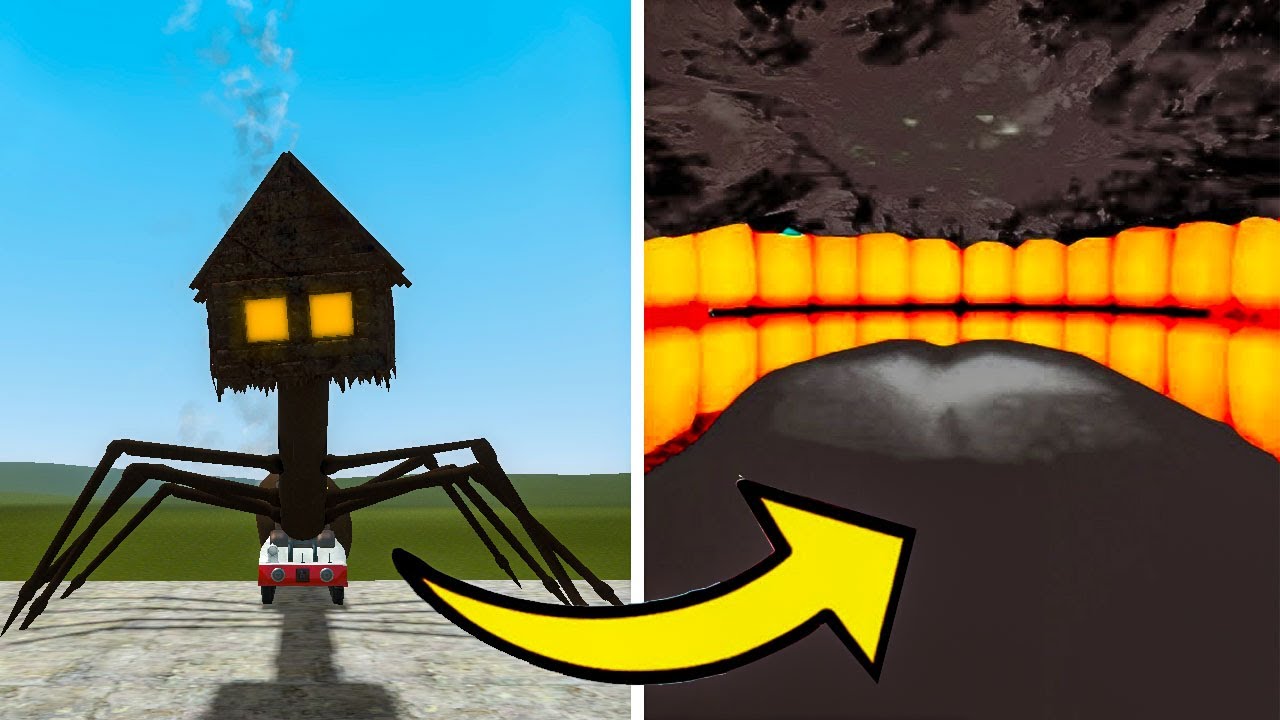 WHAT'S INSIDE THE MUTANT HOUSE HEAD In Garry's Mod! - YouTube