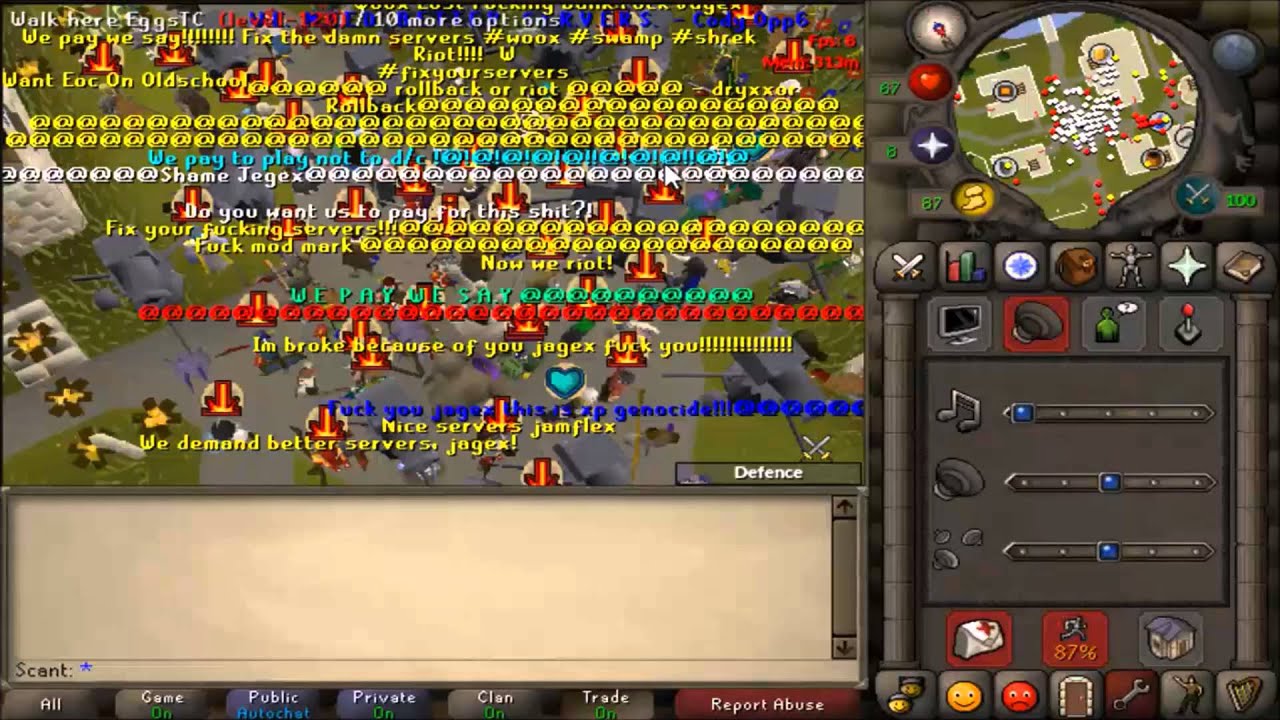 W366 Old School Runescape Riot - YouTube