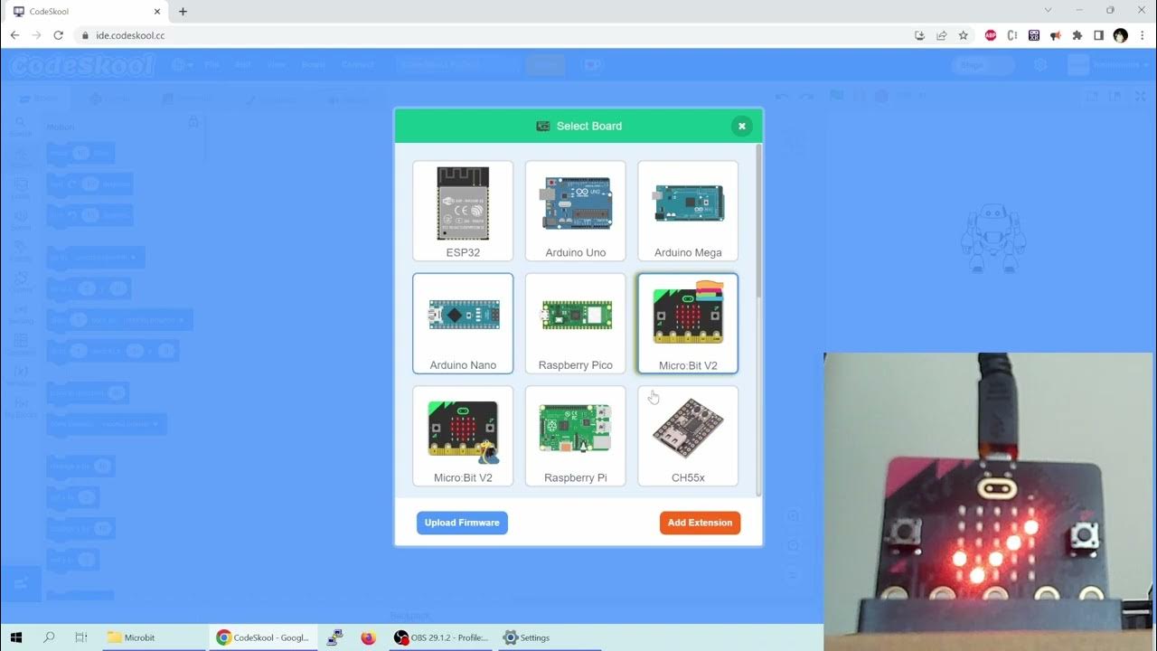 QuickStart Guide to using Micro:Bit V2 in CodeSkool Scratch - YouTube