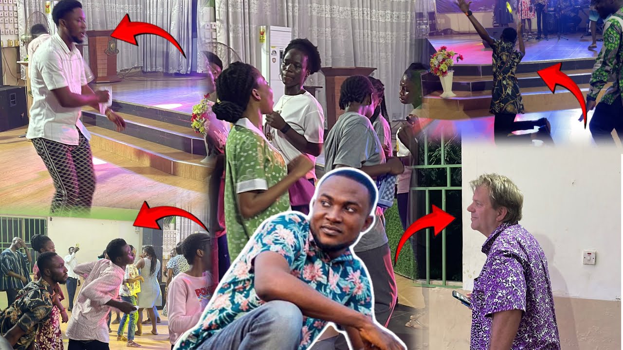 2AJ Team & Tamale Girls Join 😊Together To Dance💃 …White Man Surprised🌹 Osei Blessing - YouTube