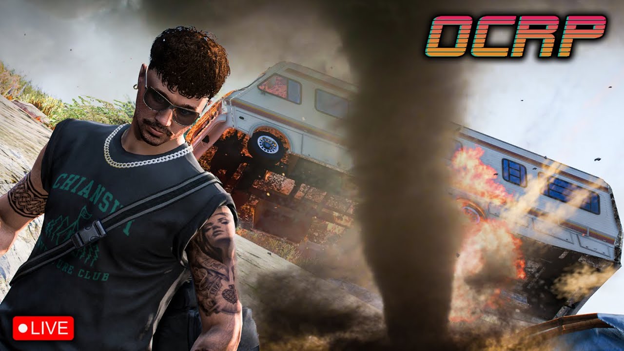 Tornado Chasing In GTA RP! | OCRP - YouTube