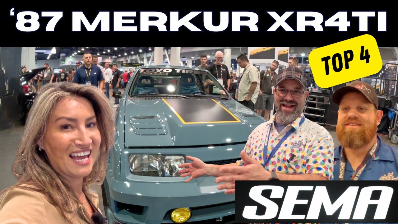 TOP 4 AT SEMA 1987 MERKUR XR4TI MODIFIED BY J H RESTORATIONS - YouTube
