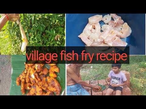 village fish catching/village fish fry recipe 😋 👌 - YouTube