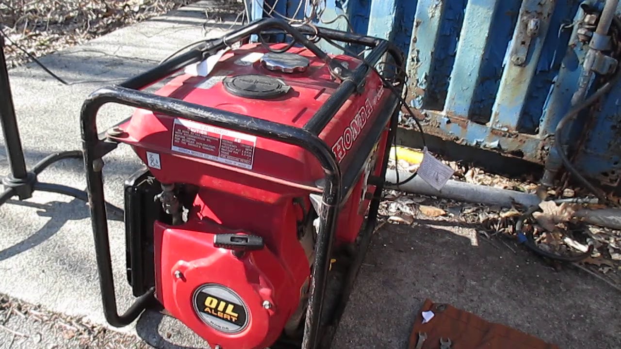 Honda EB3000 generator alive again - YouTube