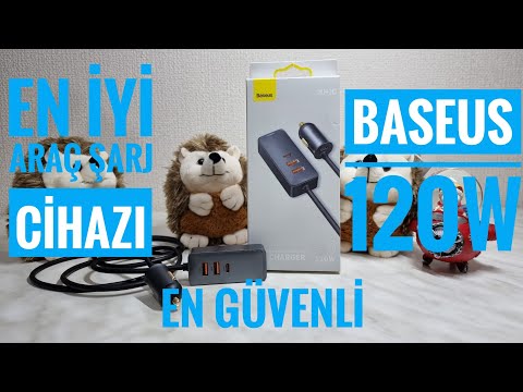 DAHA İYİSİ YOK! BASEUS 120W SUPER HIZLI ARAÇ ŞARJ CİHAZI - Baseus Share Together PPS 120W 4 Portlu