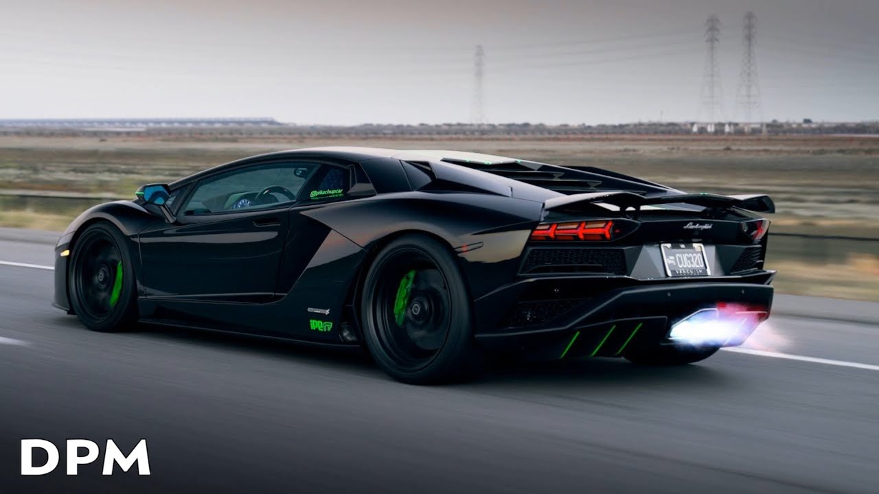 Rompasso Angetenar Original Mix Flame Spitting Aventador S in [4K ...