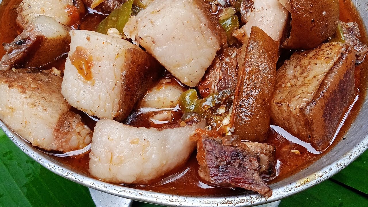 Simple pork with Akhuni#nagastyle#porkwithakhuni - YouTube