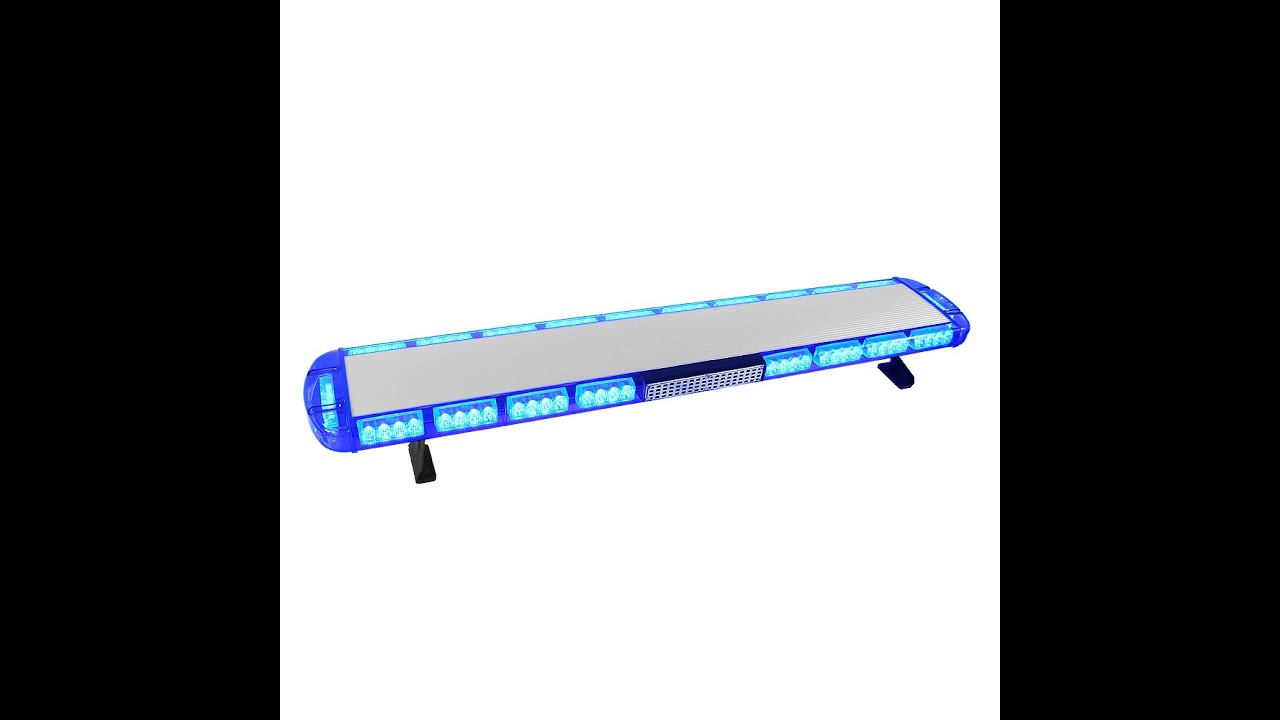 HB Ambulance blue warning light with speaker inside 517+PA siren with 7 ...