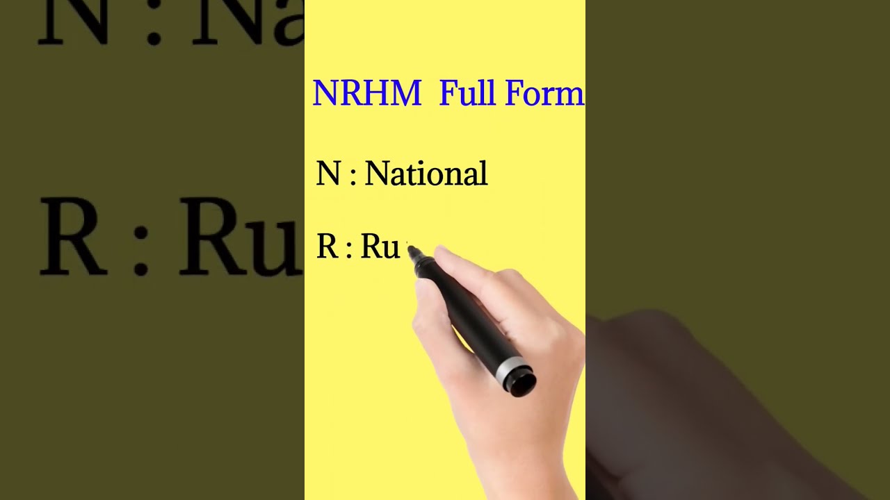 N R H M Full Form Full Form Of NRHM full Form YouTube N R H M Full Form Full Form Of NRHM full Form YouTube