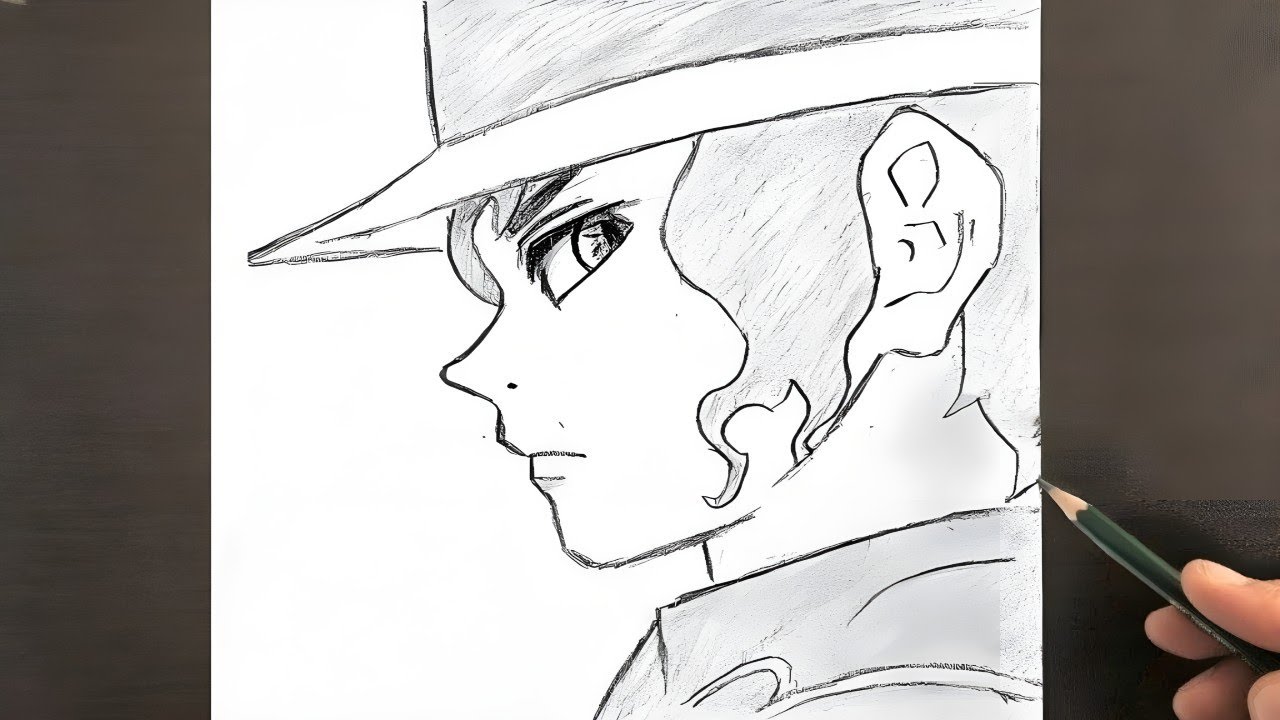 Muzan Side View Drawing Tutorial Step-by-Step | Anime Drawing | Demon ...