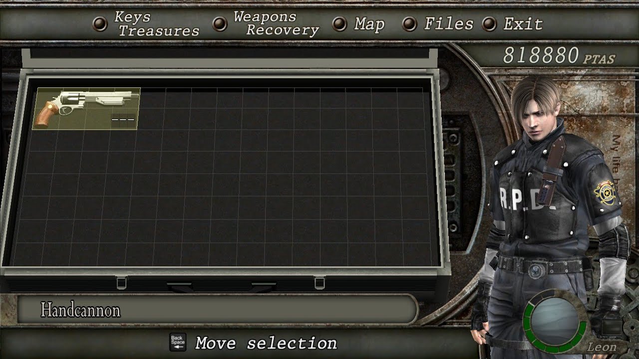 Resident Evil 4 Load New Game - Handcannon Only - YouTube