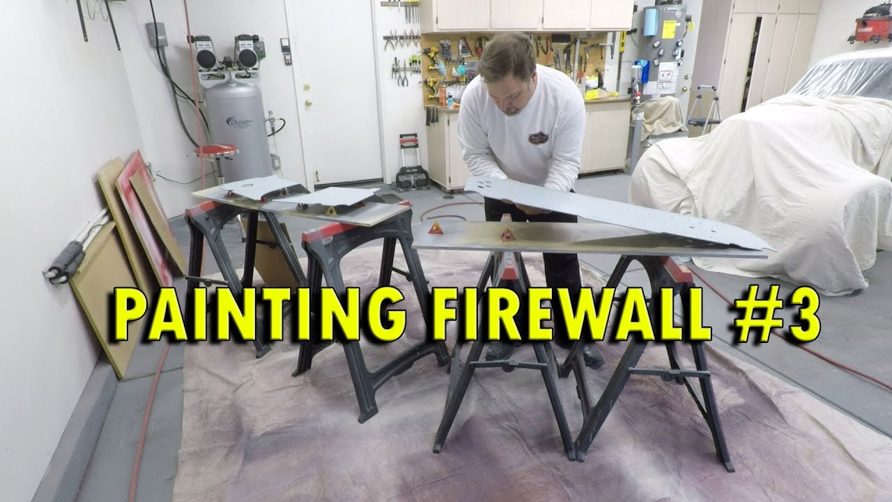 Factory Five 33 Hot Rod V2 - Painting The Firewall Part 3 - YouTube
