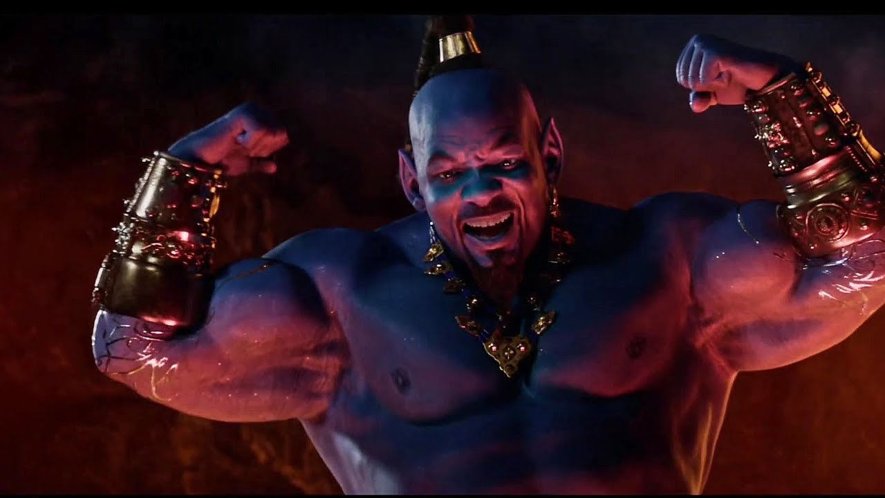 Aladdin (2019) Genie"My Wish Is My Freedom" | Telugu HD | Lamp Trick ...