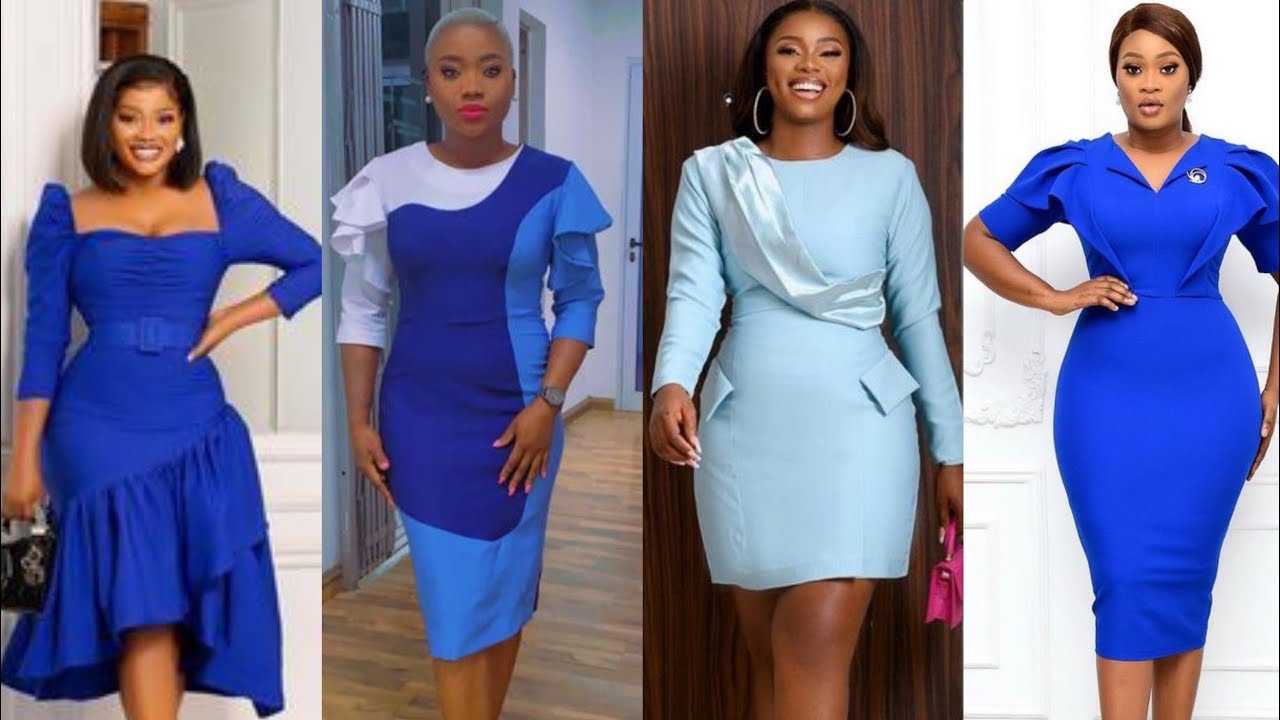 🌷Fashion Style: Classy Office Wear Gown Styles for Ladies | Corporate ...