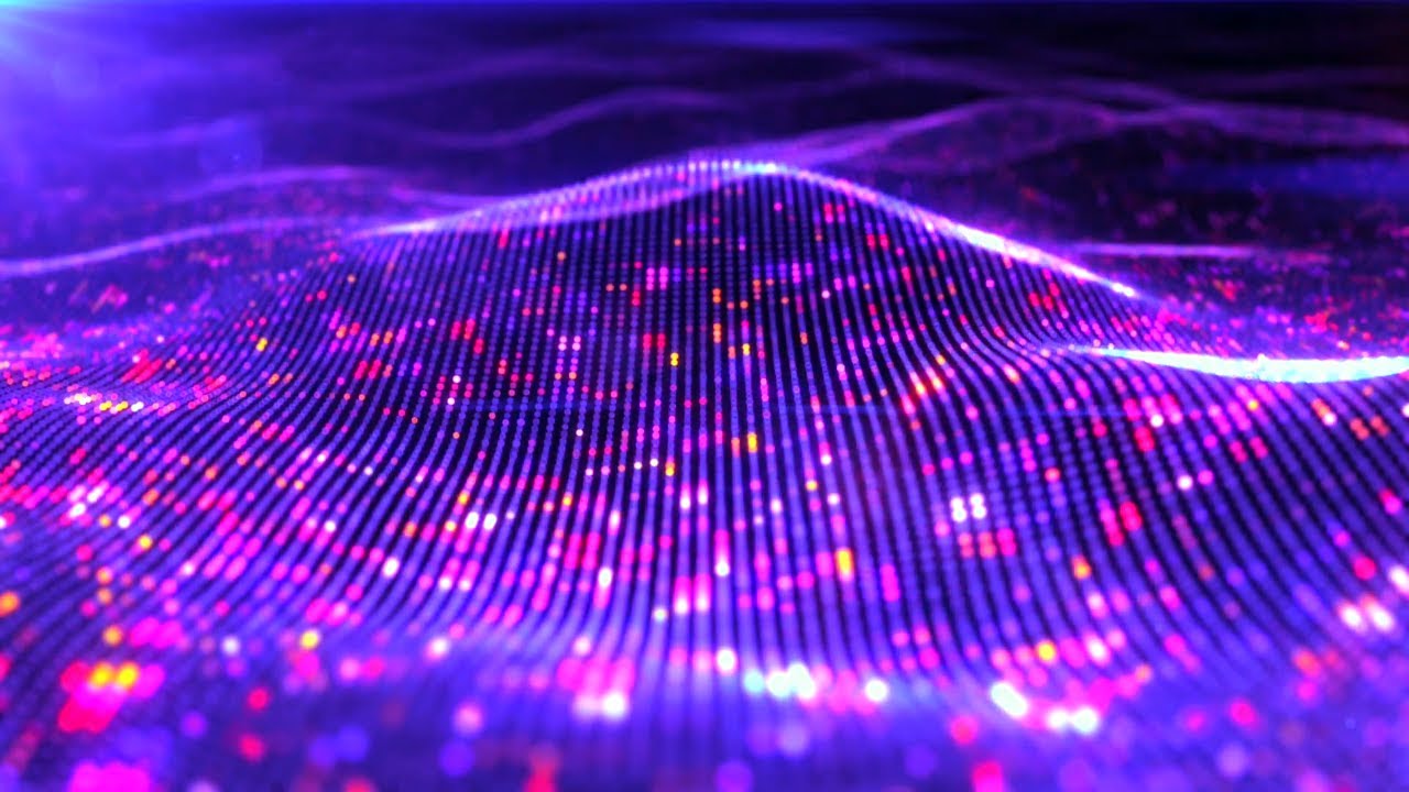 VJ Loop Abstract Waves Live Loop Relaxing Background Screensaver - YouTube