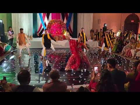 Tharti Hildi I Bhangra Performance I Pakistani Wedding I Eisha and Zain I Best Performance 2022