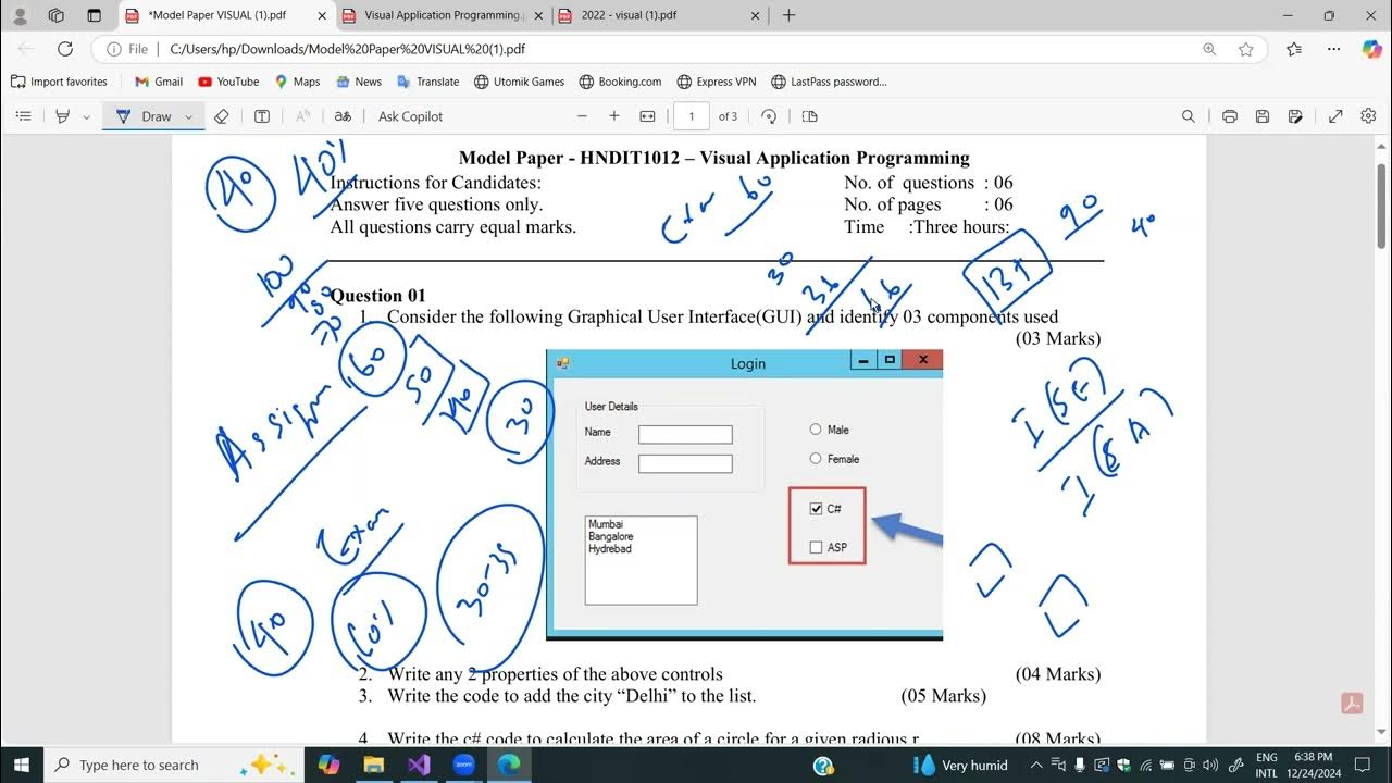 VAP Practical Session_2 | C# | Visual Application Programming | HNDIT | Woocurs Academy ...