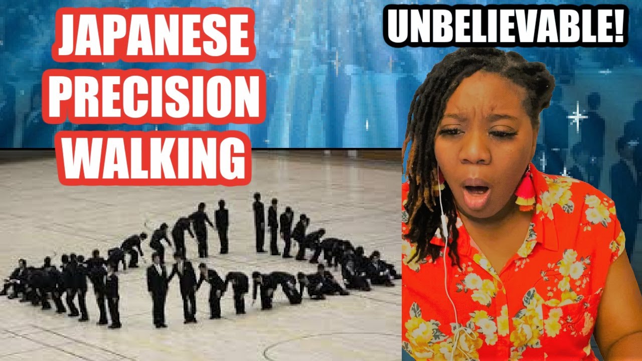 FIRST TIME WATCHING! Amazing Japanese Precision Walking - YouTube