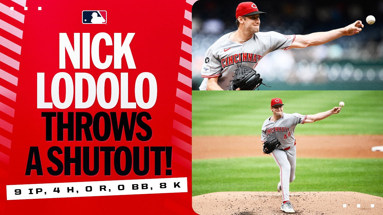 Nick Lodolo tosses a shutout 🤯 - YouTube