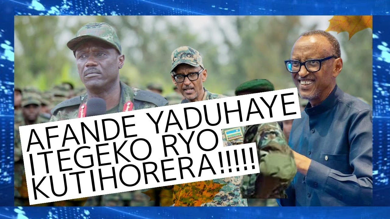GEN RTD IBINGIRA:"AMABWIRIZA TWAHAWE YARAVUGAGA NGO:MURAMENYE HATAGIRA ...