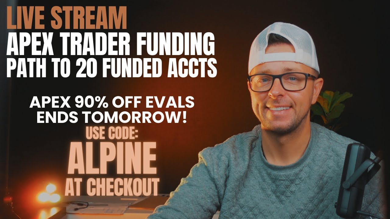 Live Day Trading with Apex Trader Funding. 3 Funded Accounts 17 to go ...