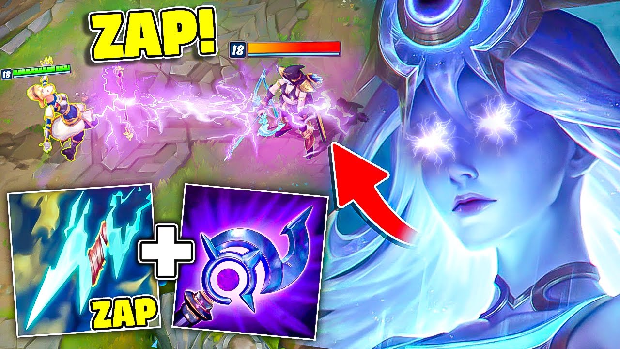 This new ZAPPER Lux build electrocutes the entire enemy team LOL! - YouTube