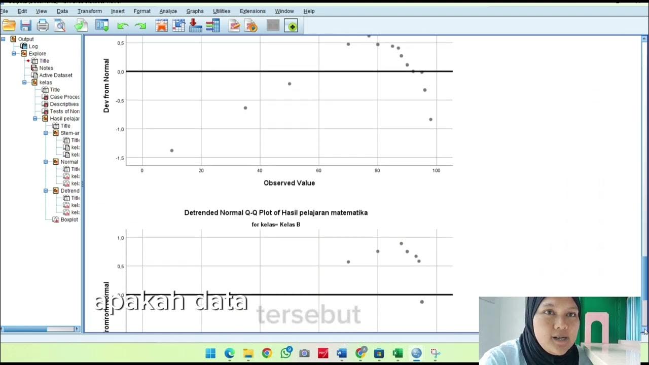 TUGAS MATAKULIAH STATISTIKA MATEMATIKA UJI PARAMETRIK DAN NON-PARAMETRIK 🌻 - YouTube