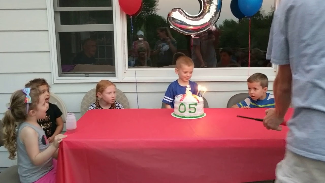 Happy 5th Birthday Caiden - YouTube