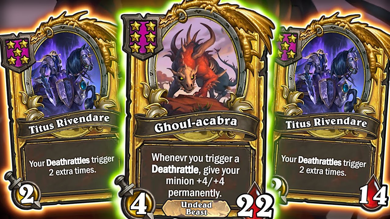 DISGUSTING Deathrattle Scaling! | Hearthstone Battlegrounds - YouTube