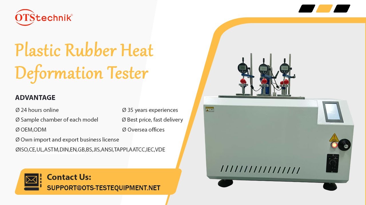 OTS Thermal deformation Vicat softening point tester/rubber & plastic ...
