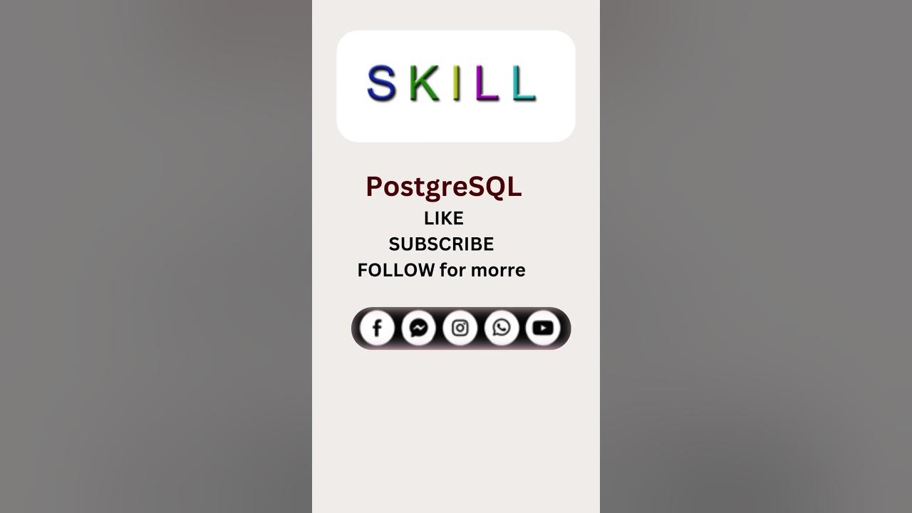 POSTGRESQL Default port number - YouTube