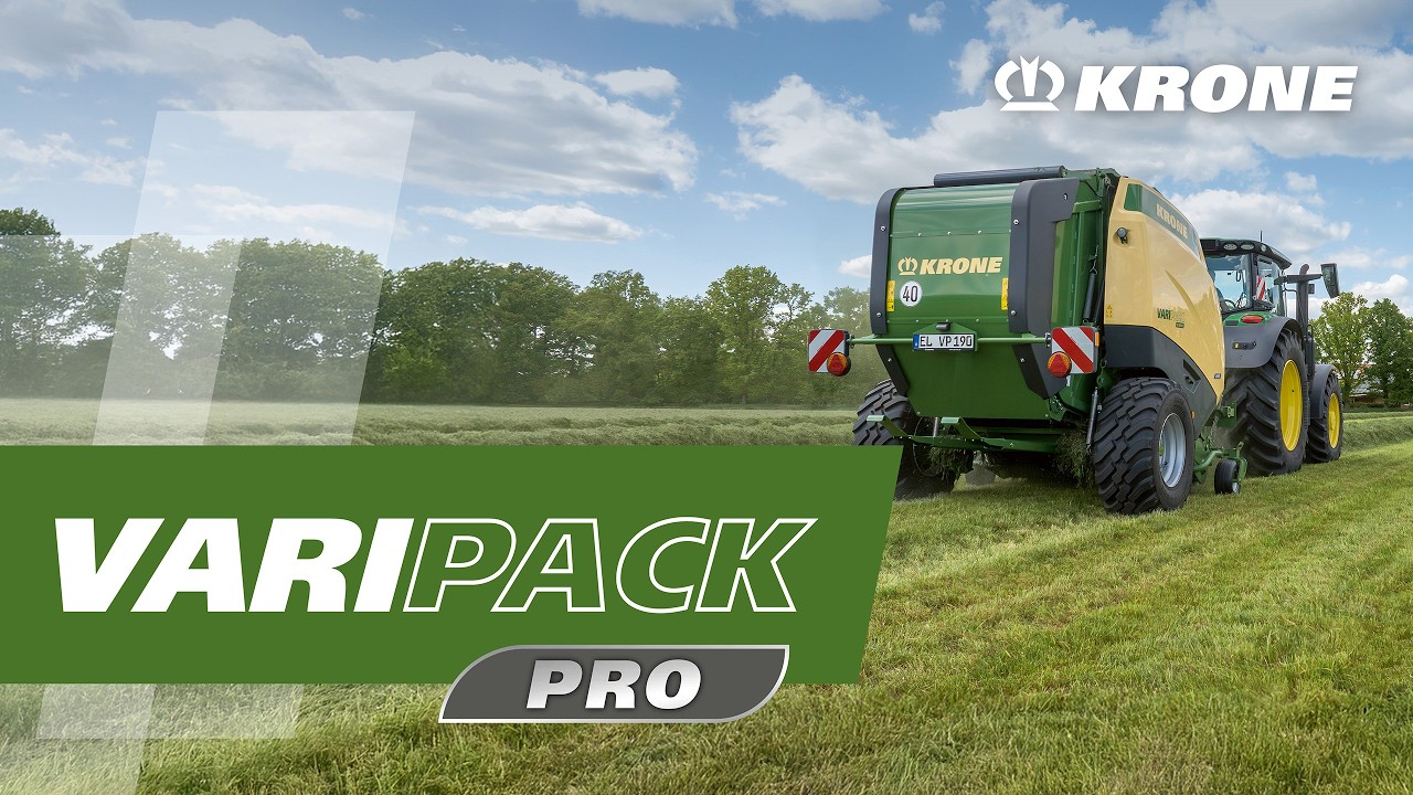KRONE VariPack Pro – Rundballenpresse für Durchsatz und Dichte in ...
