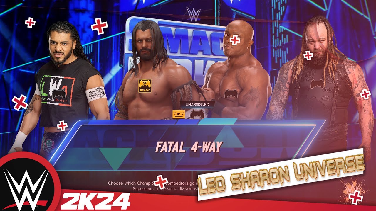 WWE Universe Week 53 - #smackdown - Santos Escobar VS Bobby Lashley VS ...