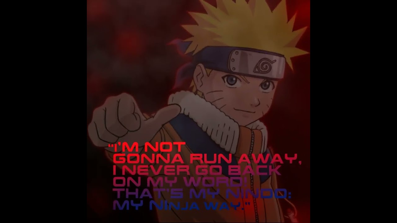 Naruto famous catch phrase - YouTube
