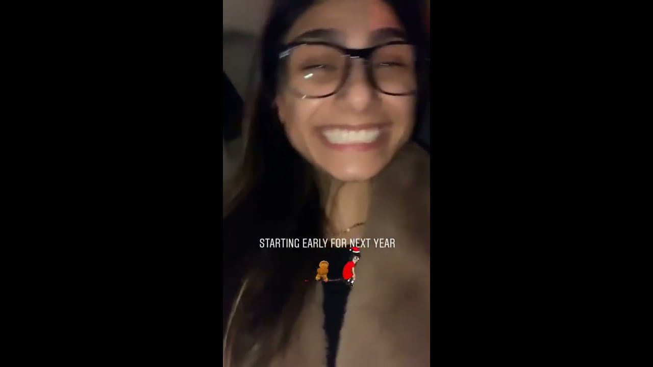 Mia Khalifa | Instagram Stories | December 23 - 30, 2019 - YouTube