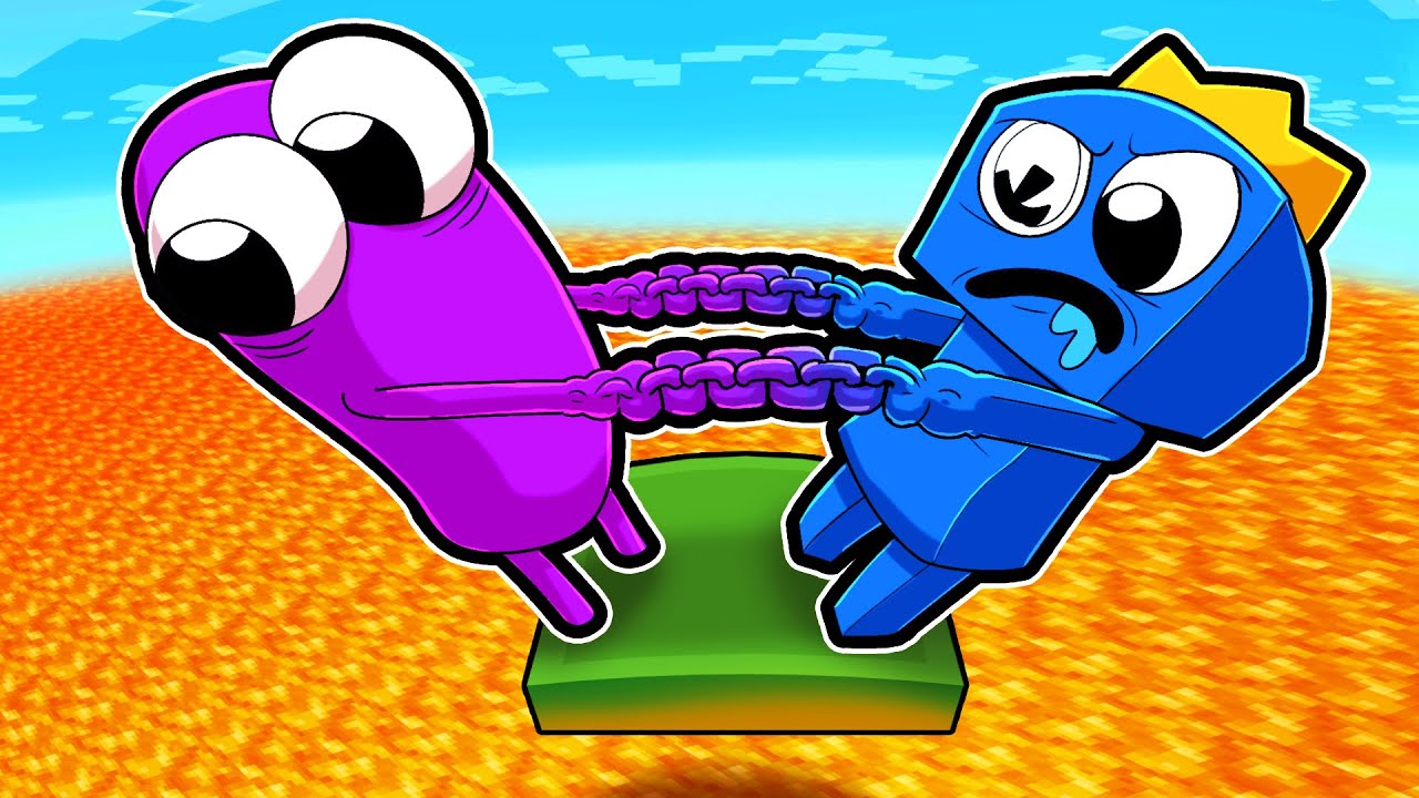 TEAMWORK STUCK TOGETHER! (New Hilarious Game) - YouTube