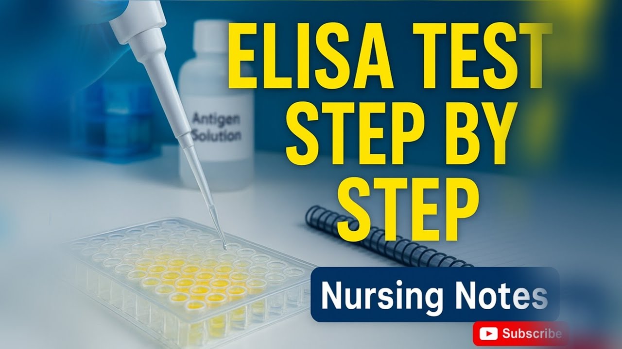 “ELISA Test Explained Step by Step | Nursing & Medical Students ...