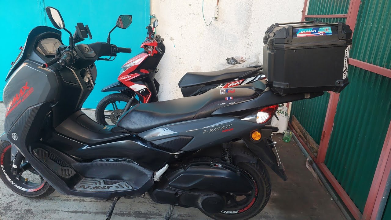 topbox bracket for nmax 155 v2.1 ganda tingnan sa motor - YouTube