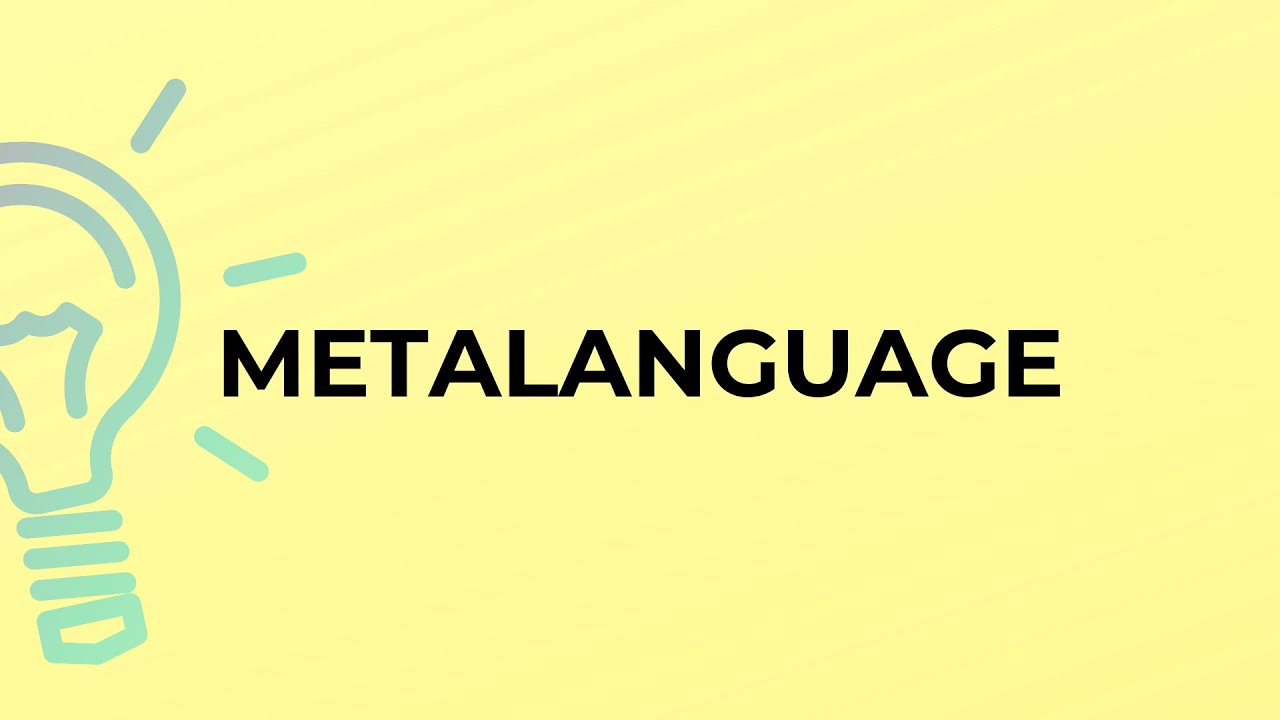 What Is The Meaning Of The Word METALANGUAGE YouTube what-is-the-meaning-of-the-word-metalanguage-youtube