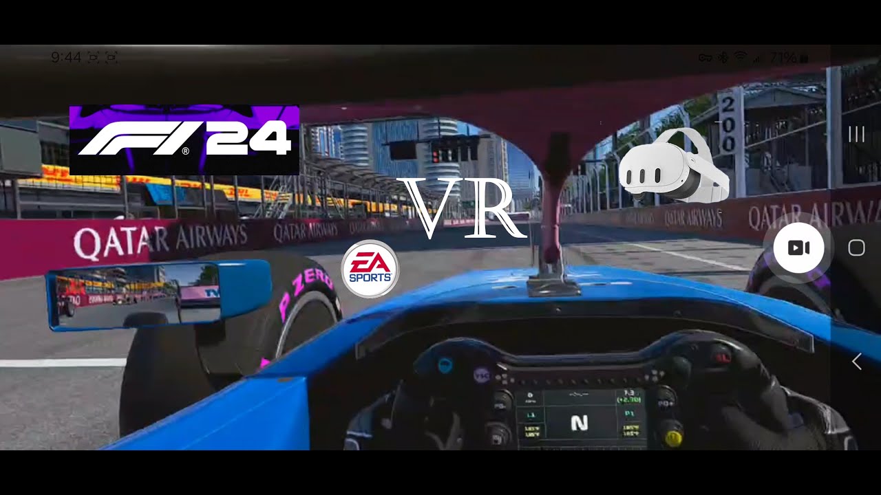 F1 24 VR PC Meta 3 High Resolution - In Game - No Commentary - YouTube